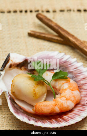 restaurant, leaves, shell, shrimp, angle, fish, chinese, seafood ...