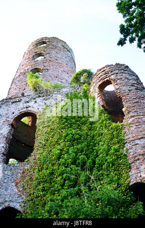 racton ruins folly west sussex england uk Stock Photo - Alamy