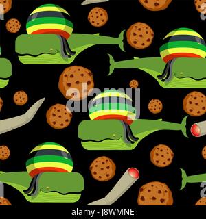 Rasta cookies. Rastafarian hat and dreadlocks and biscuit. Reggie food ...