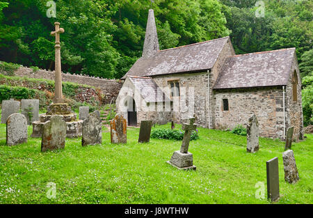 Culbone church.The smallest parish church in England Stock Photo - Alamy