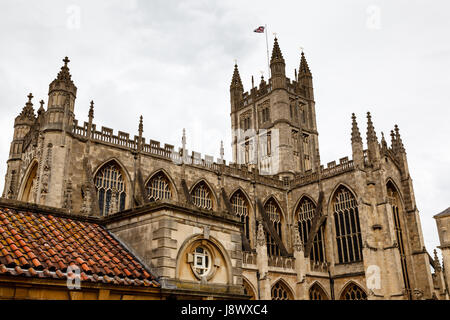 Bath Abbey (last gothic Church in England, started en 1499). City of ...