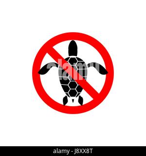Funny Turtle. Stop Stock Vector Image & Art - Alamy