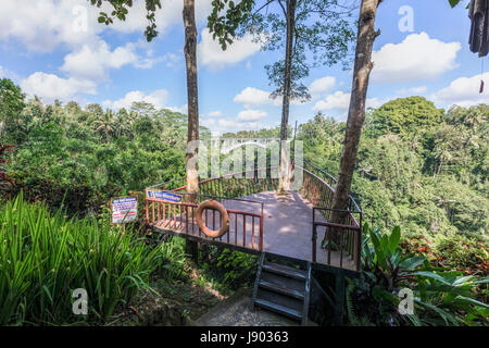 Tanah Wuk bridge, Sangeh, Abiansemal, Badung, Bali, Indonesia, Asia ...