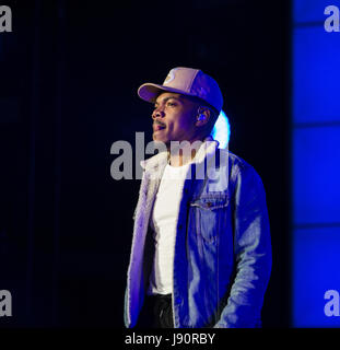 Chance The Rapper performs live on stage as part of the Apple Music ...