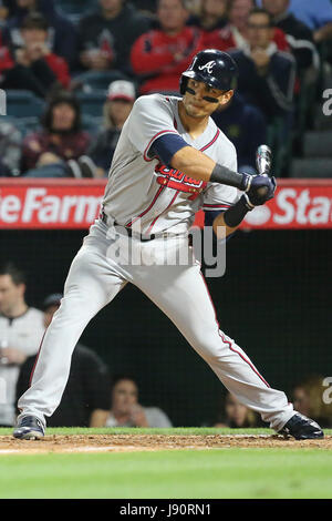 Atlanta Braves third baseman Rio Ruiz (14) scores against the ...
