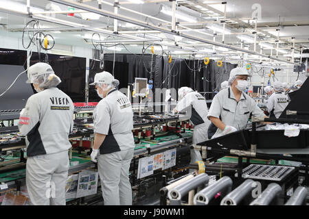 Utsunomiya, Japan. 31st May, 2017. Japan's electronics giant Panasonic ...