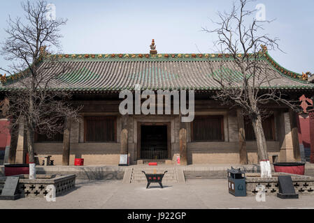 Shuanglin Temple, a large Buddhist temple from the Ming dynasty ...