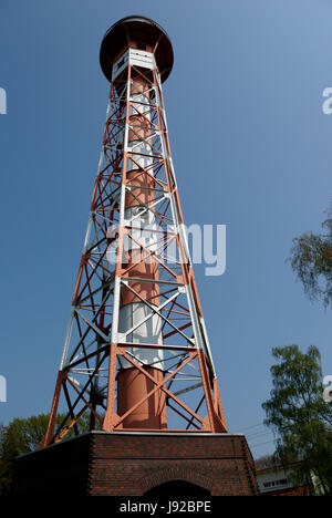 tower, hamburg, beacon, lattice tower, germany, german federal republic ...