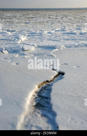 frozen surf on the beach of hrnum Stock Photo - Alamy