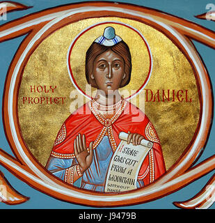 Prophet danielorthodox icon Stock Photo - Alamy