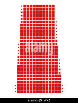 illustration, canada, angular, square, card, spotted, dot, raster ...