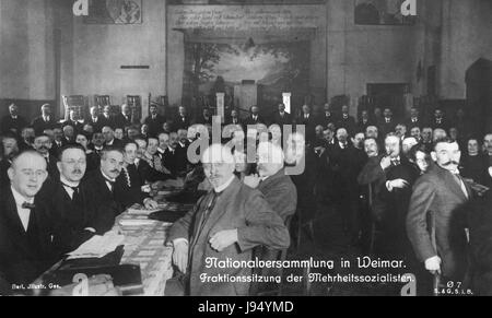 National Assembly at Weimar, 1919 Stock Photo: 48379384 - Alamy