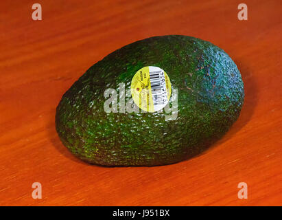 Bar code and label of an Australian grown Avocado Pear, Australia Stock ...