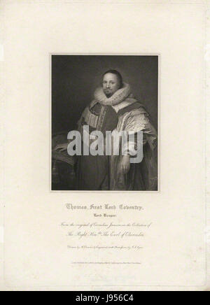 'After' by Cornelius Johnson is a portrait depicting Sir Thomas Lucy ...