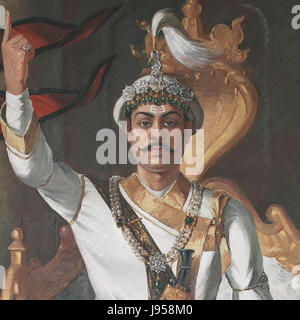 Prithvi Narayan Shah of Nepal Stock Photo - Alamy