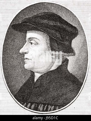 Ulrich Zwingli, a key figure in the Protestant Reformation, known for ...