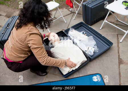 CPR manikin (aka Resusci Anne, Rescue Anne, Resusci Annie, CPR Annie ...