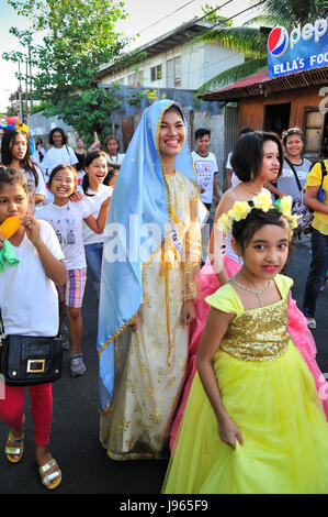Flores de Mayo Festival end of May Lahug Cebu City Philippines Stock Photo - Alamy