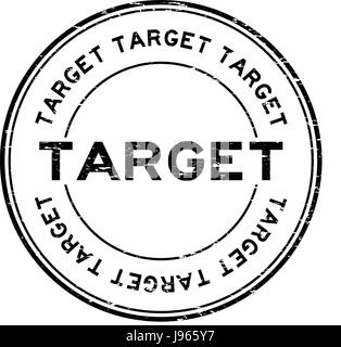 target market stamp. target market sign. round grunge label Stock ...