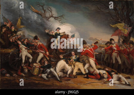 The Death of General Mercer at the Battle of Princeton, January 3, 1777 ...