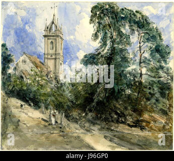 A painting by John Constable, known for its detailed landscape scenes ...