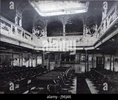 First Class Dining Room of the SS Kronprinzessin Cecilie Stock Photo ...