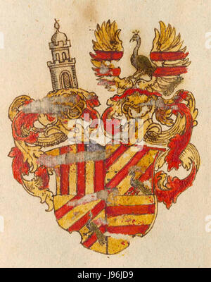 Wappen 1594 BSB cod icon 326 079 crop Stock Photo - Alamy