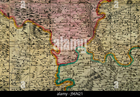 The Mullerova Mapa Moravy is a historical map of Moravia, a region in ...