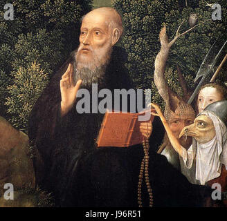 The Penitence of Saint Jerome, Joachim Patinir, circa 1512-1515, detail, Metropolitan Museum of ...