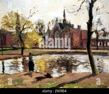 Camille Pissarro, a prominent French Impressionist painter, is known ...