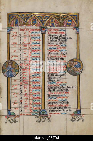 Psalterium Feriatum Cod Don 309 109 Stock Photo - Alamy