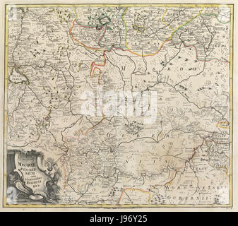Map of the Russian Empire in 1745 Stock Photo - Alamy