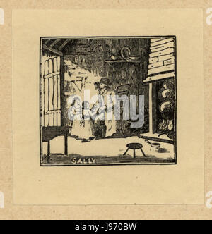 Wood engraving, Thomas Bewick, artist, England, wood engraving Stock ...