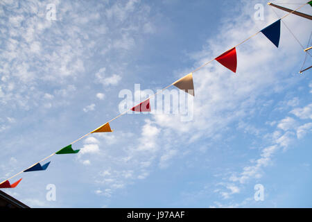 Bunting In Liverpool UK Stock Photo - Alamy