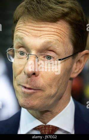 Conservative candidate Andy Street after being elected as the first ...