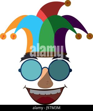 Jester clown cartoon Stock Vector Image & Art - Alamy