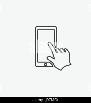 smartphone digital device icon image Stock Vector Image & Art - Alamy