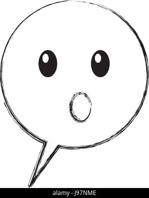 speech bubble confused comic character Stock Vector Art & Illustration ...