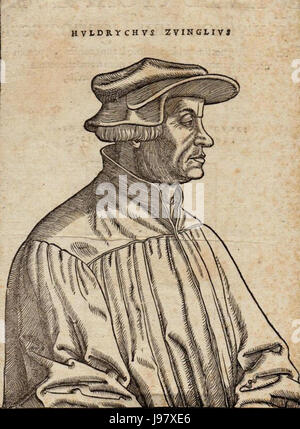 Ulrich Zwingli, a key figure in the Protestant Reformation, known for ...
