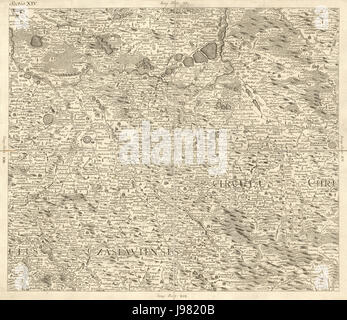 Mullerova mapa Cech 14 Stock Photo - Alamy