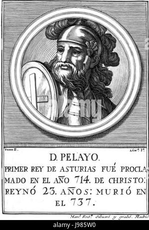 Pelagius of Asturias Stock Photo - Alamy