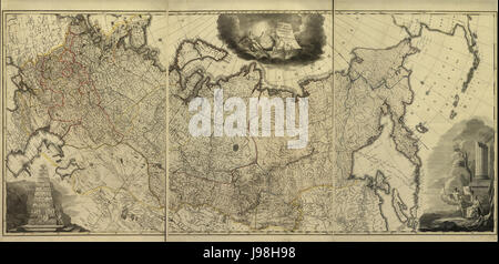 Russian Empire 1786 Map Stock Photo - Alamy