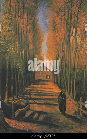 Van Gogh - Pappelallee im Herbst Stock Photo - Alamy