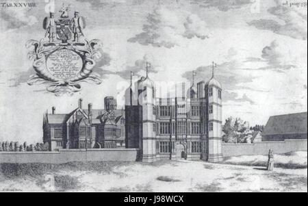 Tixall Hall and Gatehouse (1686 Stock Photo - Alamy