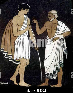 Telemachus and Mentor1 Stock Photo - Alamy