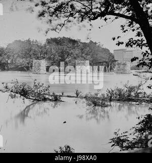 Richmond, Virginia. Ruins of Mayo's bridge, 1865 Stock Photo - Alamy