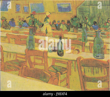 Vincent van Gogh’s 'Das Restaurant Rispal in Asnières' depicts a lively ...