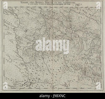 Russian Empire 1745 (Map XV Stock Photo - Alamy