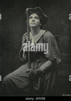 A portrait of Elizabeth Robins, an American actress, playwright, and ...