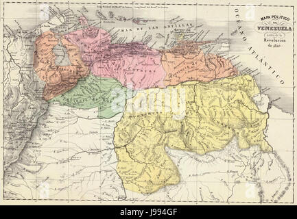 Venezuela en 1810 Stock Photo - Alamy